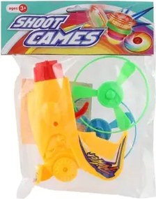 TEDDIES Vystřelovací pistole s vrtulkou / Plast / 12 cm / 3 barvy / od