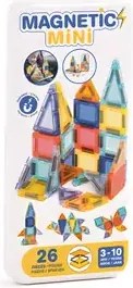 Ludi Magnetická stavebnice mini / Magnetická stavebnice / 26 ks / od 3