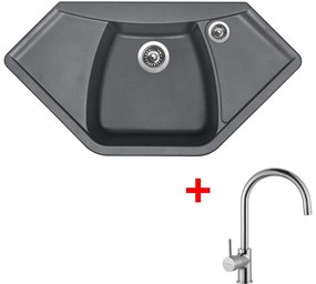 Set Sinks NAIKY 980 Titanium+VITALIA