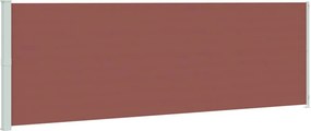 Zatahovací boční markýza 200x614 cm hnědá 317975