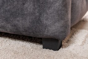 Designová postel Laney Chesterfield 180 x 200 cm šedý samet