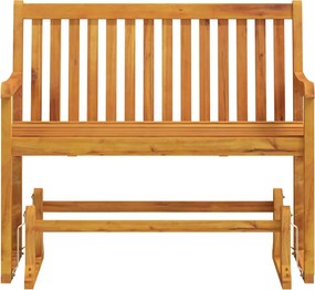 Zahradní houpací lavice 110 cm masivní akáciové dřevo 316608