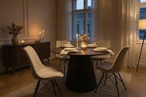 Designová židle Sweden béžová / šedá