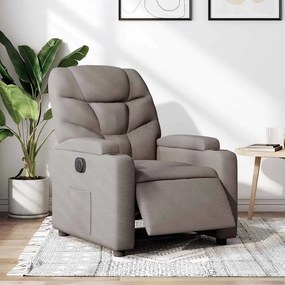 Elektrické polohovací křeslo taupe textil 3204580