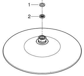 GROHE 26456000 - Hlavová sprcha EUPHORIA pr. 260 mm lesklý chrom