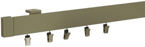 CARDINAL jednoduchá kolejnicová stropní garnýž Modern patina 160cm