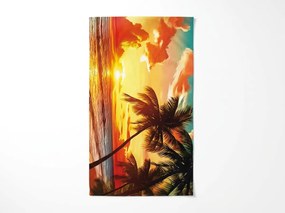 Rychleschnoucí XXL plážová osuška AURORIA barevná 150 x 210 cm, 100% mikrovlákno