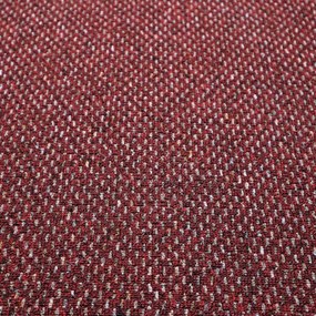 Timzo, Metrážový koberec Rubin 2159 red, na míru, šíře 4m, červená, ab (mřížka), chodba / předsíň