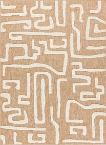 Dywany Łuszczów, Kusový koberec Spark 0711A beige/cream, 80x150, béžová, chodba / předsíň