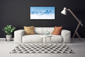 Obraz na plátně Hory Mlha Krajina 125x50 cm