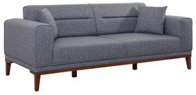 Atelier del Sofa 3-místná pohovka Liones 3 - Dark Grey, Tmavá Šedá