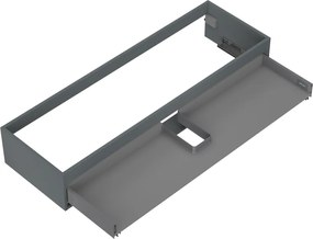 Mexen Box-A, závěsná skříňka, 140 cm, 1 zásuvka, grafitová matná, 91AX0-1400-235-1-66