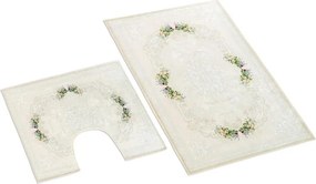 Bellatex 3D tisk  sada Růžová 60x100 cm, 60x50 cm (SADA)