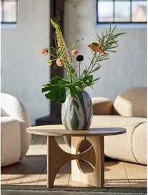 Kulatý konferenční stolek v dekoru jedle v přírodní barvě ø 80 cm Alden – Bloomingville