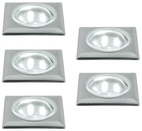 SADA 5x LED Podlahové svítidlo 5xLED/0,5W/230/12V
