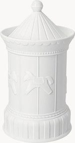 Ručně vyrobená porcelánová dóza Carousel