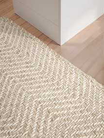 ELLE Decoration, Běhoun Majoli 106238 White z kolekce Elle, 80x200, bílá, chodba / předsíň