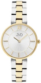 Dámské luxusní nerezové hodinky JVD JG1020.2 s římskými číslicemi