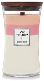 WoodWick Trilogy Blooming Orchard Svíčka váza velká, 609,5 g