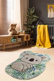 Dětský koberec Koala 120x160 cm šedý/zelený