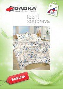 Povlečení bavlna Milaya banán 140x220, 70x90 cm