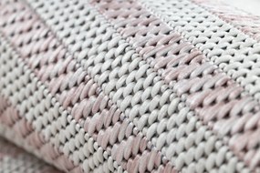 Dywany Łuszczów Kusový koberec Sion Sisal Labirinth 22376 pink/ecru ROZMĚR: 140x190