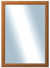 DANTIK - Zarámované zrcadlo - rozměr s rámem cca 50x70 cm z lišty LEDVINKA světle hnědá (1440)