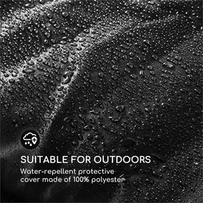 Theia Raincover, ochranný kryt, 100 % polyester, ochrana v každém počasí, černý