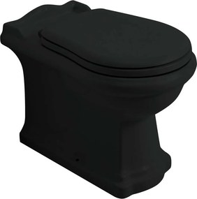Sapho Kerasan Retro - Stojící WC, vario odpad, matná černá 101631