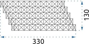 Toolight, nástěnné svítidlo PARMA 1xE27 APP676-1W, chromová, OSW-03670