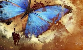 Postershop Fototapeta: Malovaný motýl - 254x368 cm