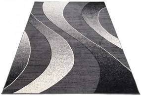 Moderní kusový koberec CHEAP K857A tmavě šedý Rozměr: 300x400 cm