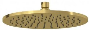 Kludi A-Qa - Hlavová sprcha, průměr 25 cm, kartáčované zlato 64325N0-00
