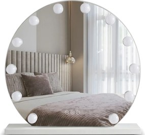 Rea Rea, Zrcadlo LED HOLLYWOOD White 50 cm, HOM-12016