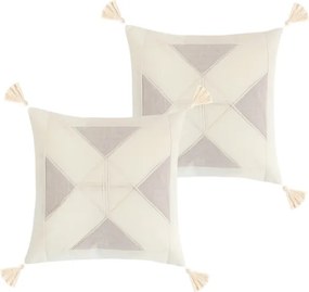 Bellatex Povláček PERU SET 2ks 40x40 cm Natur 8