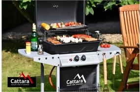 CATTARA Gril plynový PARTY POINT pojízdný