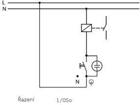 ABB vypínač kartový 1/0So 3559-A92445 se svorkou N