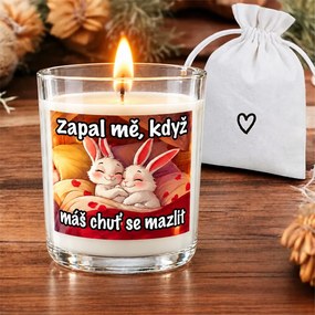 Ahome CZ Krásná svíčka Zapal mě, když máš chuť se mazlit