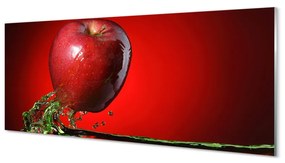 akrylový obraz jablko ve vodě 120x60 cm