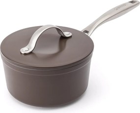 Elmich Nepřilnavý keramický rendlík Zen Ø 16 cm - hnědá