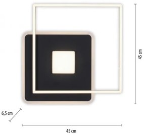 JUST LIGHT. 15045-18 - LED Stmívatelné stropní svítidlo DOMINO LED/26W/230V