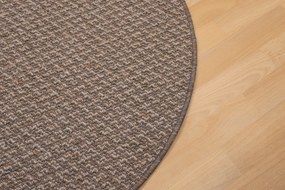 Vopi koberce Kusový koberec Toledo cognac kruh - 200x200 (průměr) kruh cm