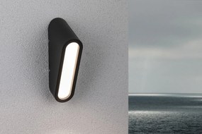P 94733 LED venkovní nástěnné svítidlo Cliff IP44 64x116mm 3000K 9,5W 230V antracit hliník - PAULMANN