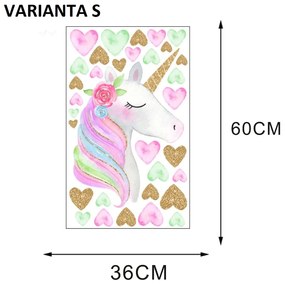 Samolepky na zeď - jednorožci, více variant Varianta: Varianta S