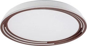 Rabalux Hnědé stropní LED svítidlo Valter 515mm 36W stmívatelné 3750