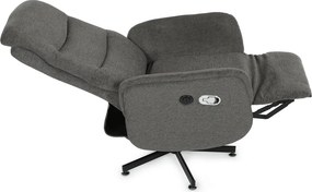 Autronic Polohovací křeslo s elektrickým ovládáním TV-C5479 Barva potahu: Šedá