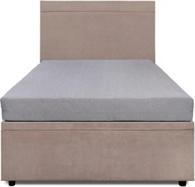 Postel Fro Pik 120x200 s roštem, úložným prostorem Mono 233, béž