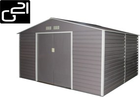 G21 Zahradní domek GAH 1085 - 340 x 319 cm, šedý
