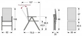 Doppler TAMAN NORFOLK FSC® - zahradní teaková souprava 6+2+1