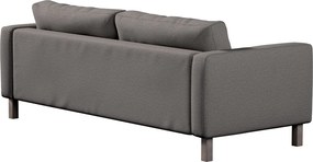 Potah na pohovku IKEA Karlstad, 3-místná, rozkládací barva šedá látka pletený vzor